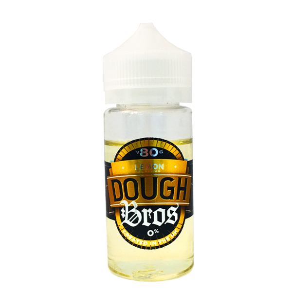 Dough Bros Short Fill E liquid - Lemon 80ml - Simply Eliquid