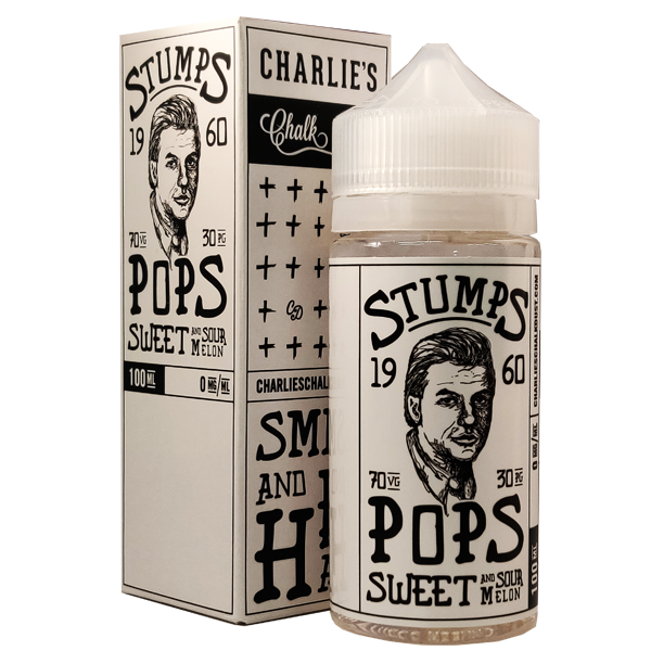 Charlie's Chalk Dust Eliquid Stumps POPS 100ml - Simply E Liquid