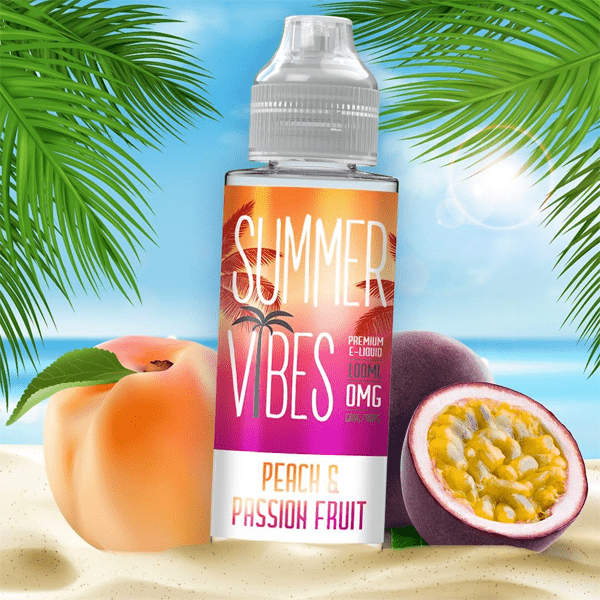 Summer Vibes E Liquid - Peach & Passion Fruit